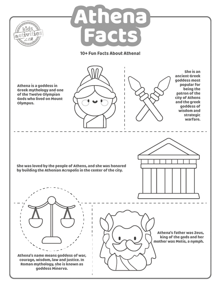 Athena Facts For Kids Obsessed With Greek Mythology Kids Activities Blog Athena Facts For Kids Obsessed With Greek Mythology Kids Activities Blog