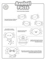 Fun Facts About Axolotl that Kids Can Print | Kids Activities Blog