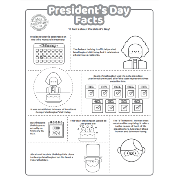Printable Fun Facts About Presidents for Presidents Day | Kids ...