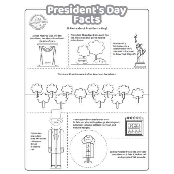 Printable Fun Facts About Presidents for Presidents Day – ParentingBest.com