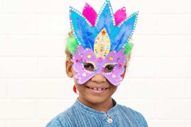 20+ Super FUN Mardi Gras Crafts for Kids that Adults Love Too | Kids ...