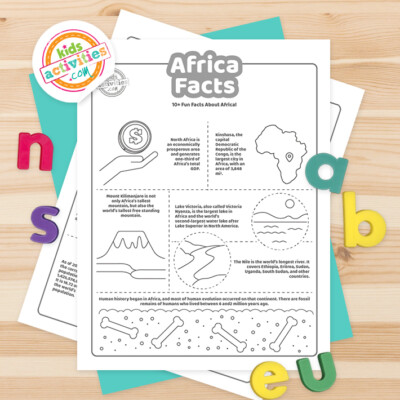 Printable Fun Facts About Africa for Kids | Kids Activities Blog