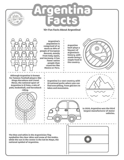 Printable Fun Facts About Argentina for Kids | Kids Activities Blog