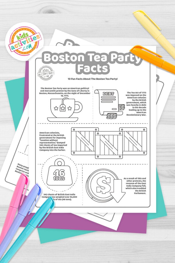 10 Boston Tea Party Facts + Free Printable – ParentingBest.com