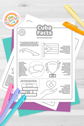 Incredible Cuba Facts For Kids and Adults To Print and Learn | Kids ...