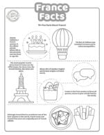 Fun Facts About France for Kids to Print and Color | Kids Activities Blog