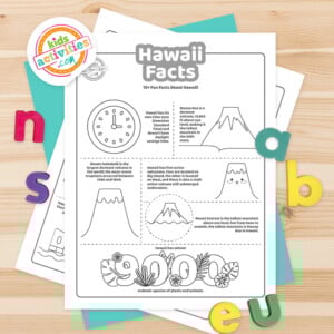 Awesome Facts About Hawaii Coloring Pages | Kids Activities Blog