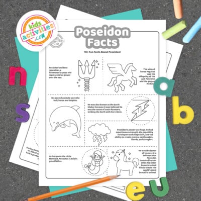 Fun Poseidon Facts for Kids to Print | Kids Activities Blog
