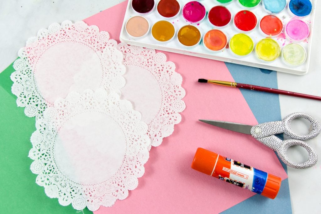Make a Pretty Doily Paper Flower with Kids • Kids Activities Blog