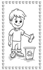 Big Earth Day Coloring Pages to Download & Print | Kids Activities Blog