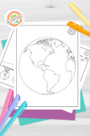 Free Printable World Map Coloring Pages | Kids Activities Blog