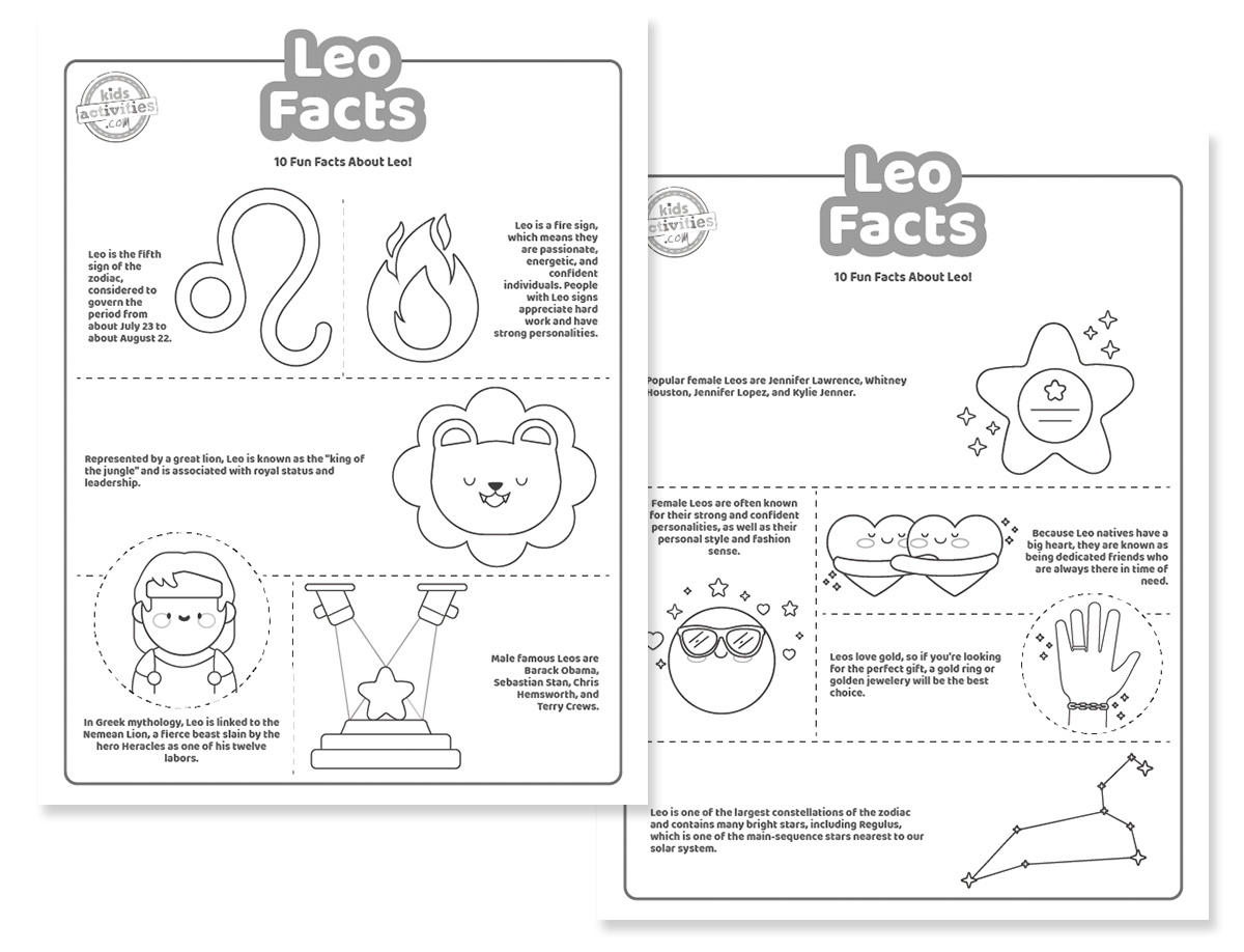 Fun Leo Facts For Kids Kids Activities Blog Fun Leo Facts For Kids Kids Activities Blog