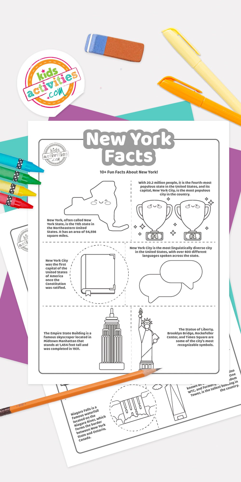 Interesting Facts About New York State and NYC | Kids Activities Blog