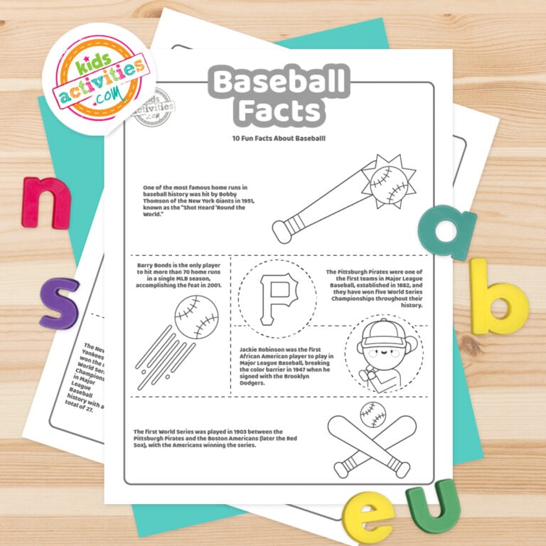 Baseball Facts For Kids Of All Ages | Kids Activities Blog