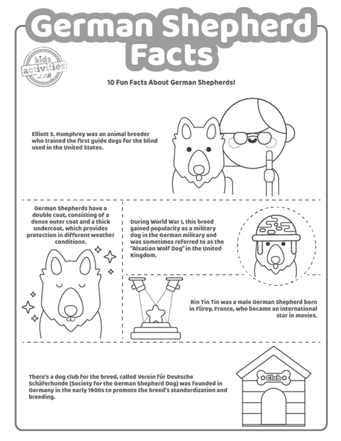 10 Pawsome German Shepherd Facts | Kids Activities Blog
