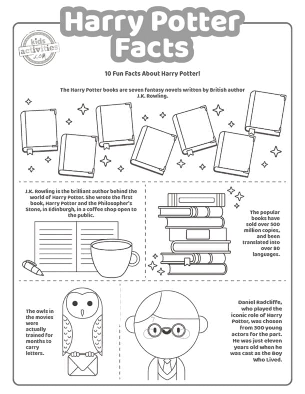 Magical Harry Potter Facts For Young Wizards Kids Activities Blog