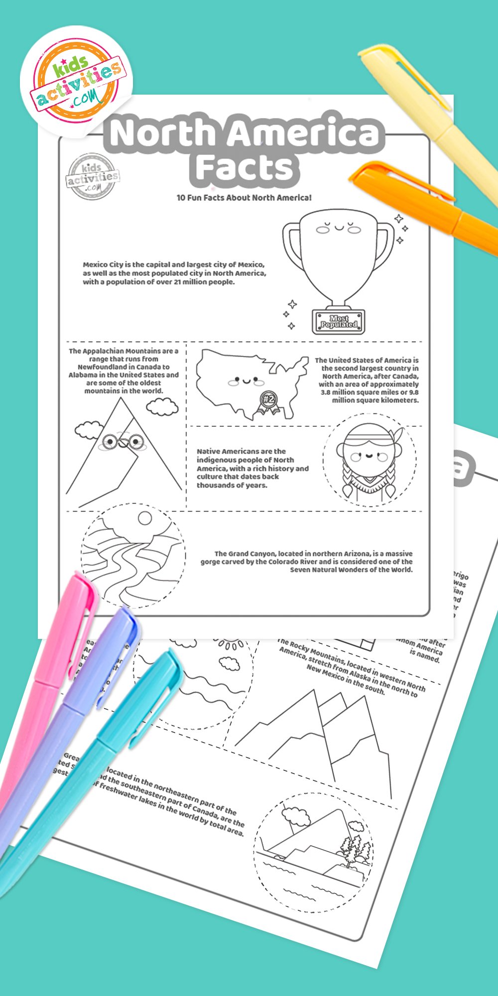 Fun Facts About North America + Free Printables – ParentingBest.com