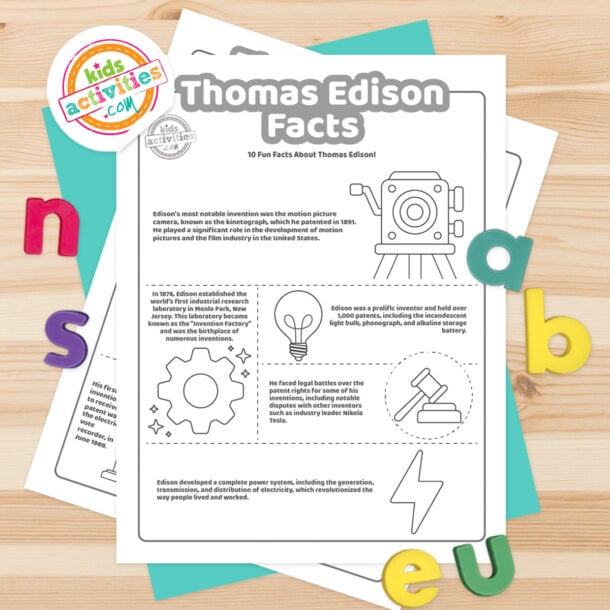 Interesting Thomas Edison Facts | Kids Activities Blog