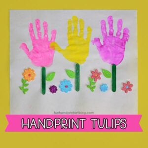 25 Pretty Tulip Arts & Crafts for Kids | Kids Activities Blog