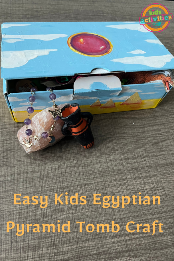 Easy Kids Egyptian Pyramid Tomb Box Craft | Kids Activities Blog