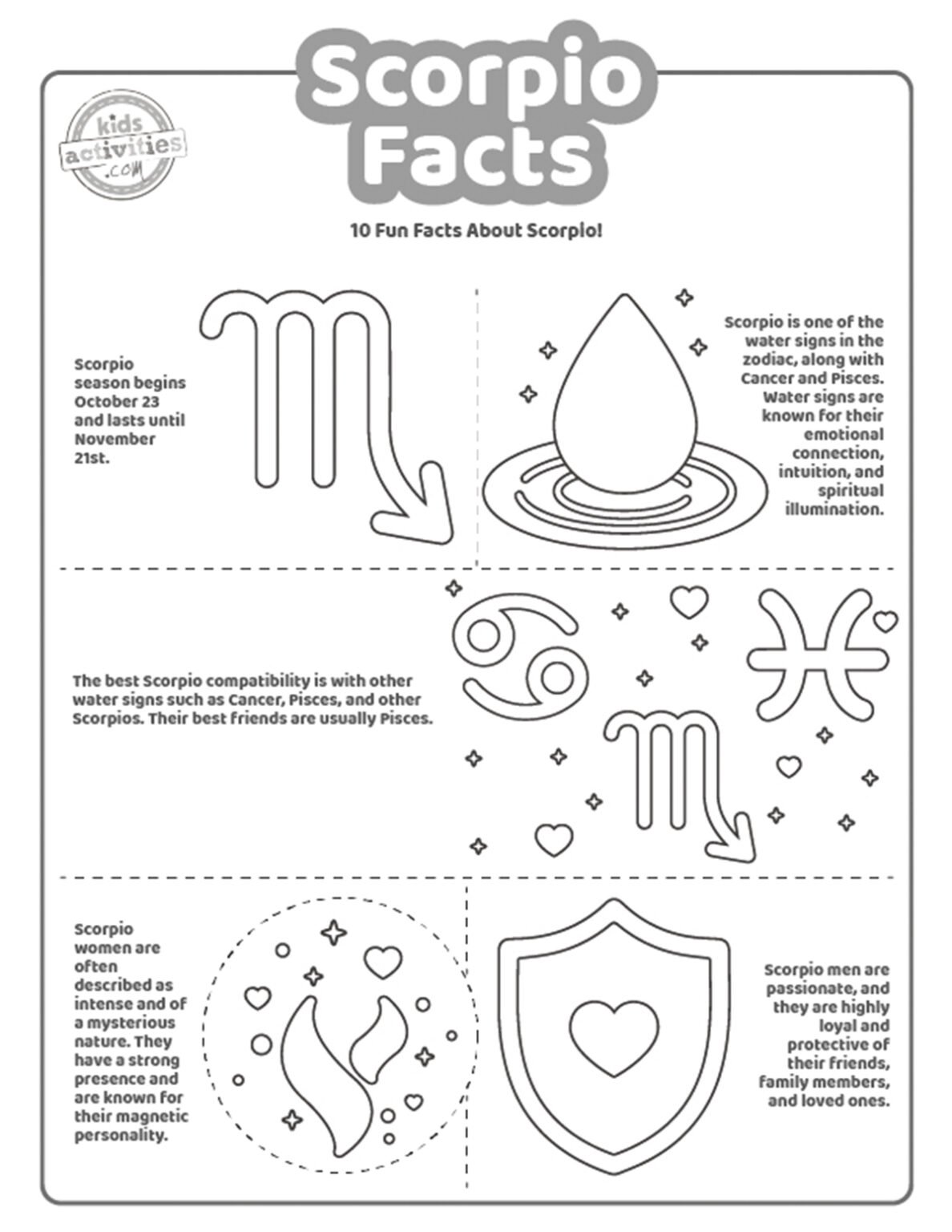 Most Interesting Scorpio Facts | Kids Activities Blog