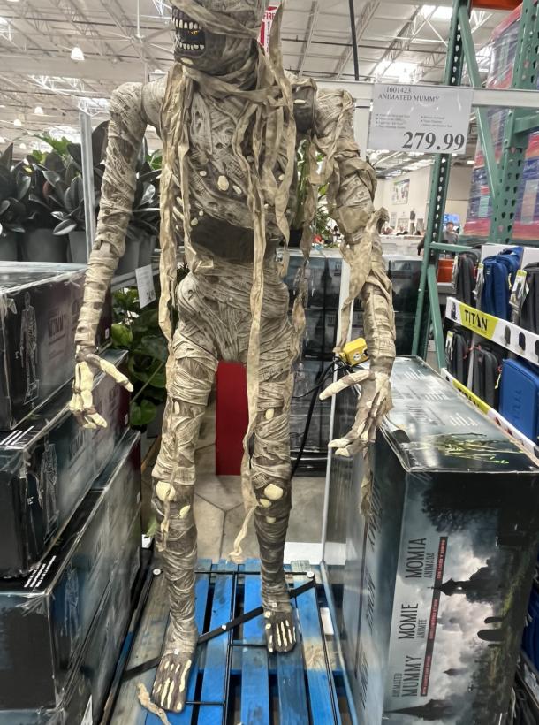 Costco is Selling A Life Size Animated Mummy Just in Time for Halloween ...