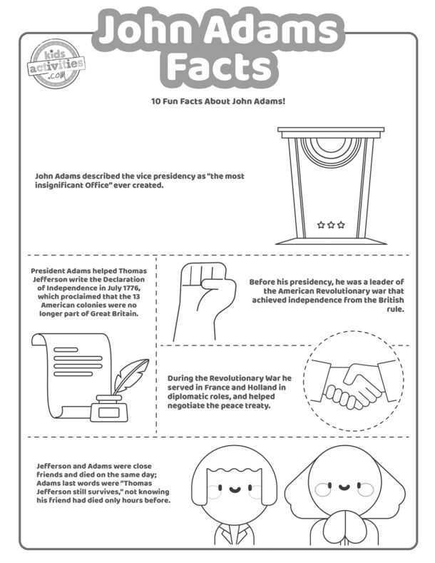 John Adams Facts For Kids That Love History | Kids Activities Blog