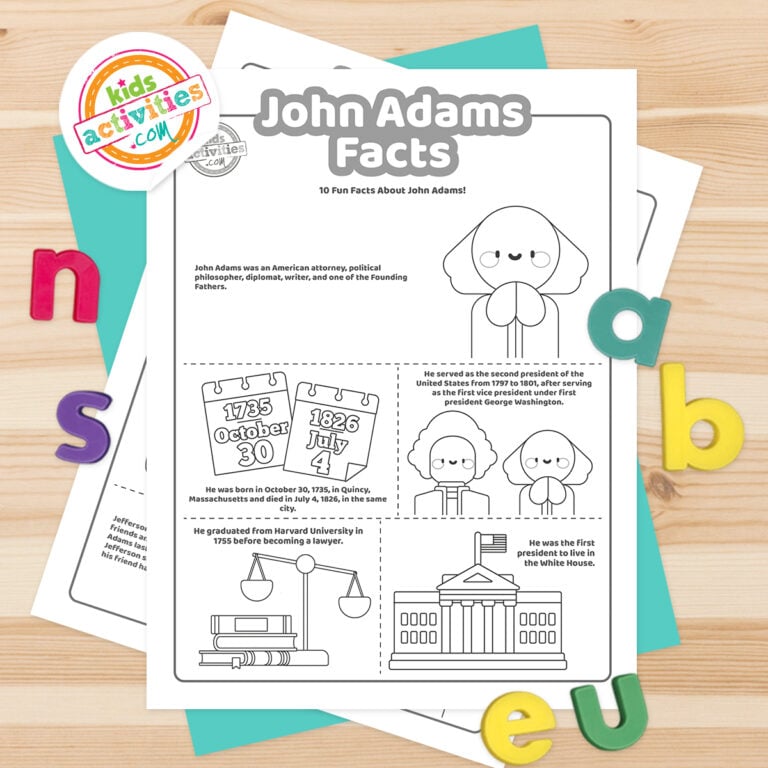 John Adams Facts For Kids That Love History | Kids Activities Blog