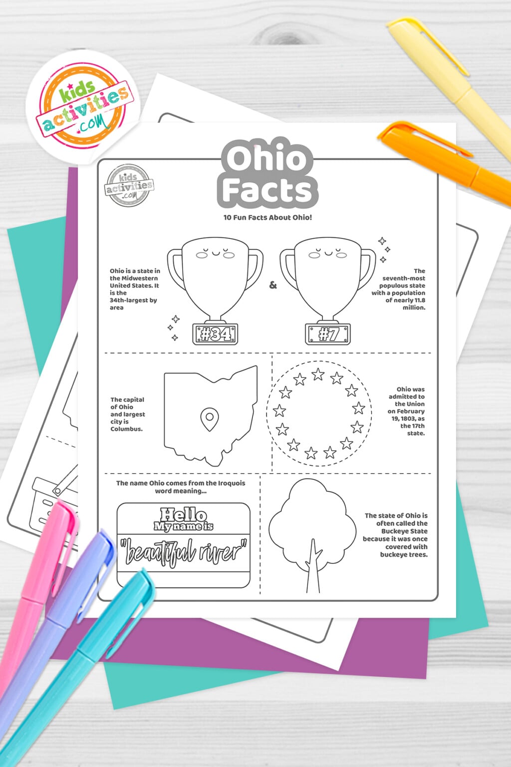 Fun Facts About the Sun for Kids to Print & Play | Kids Activities Blog