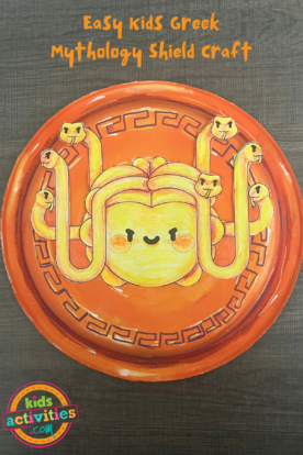 Easy Greek Mythology Shield Craft | Kids Activities Blog