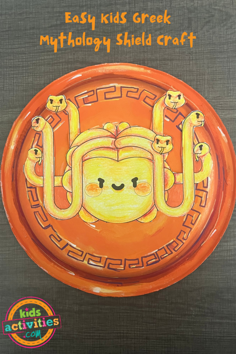 Easy Greek Mythology Shield Craft | Kids Activities Blog