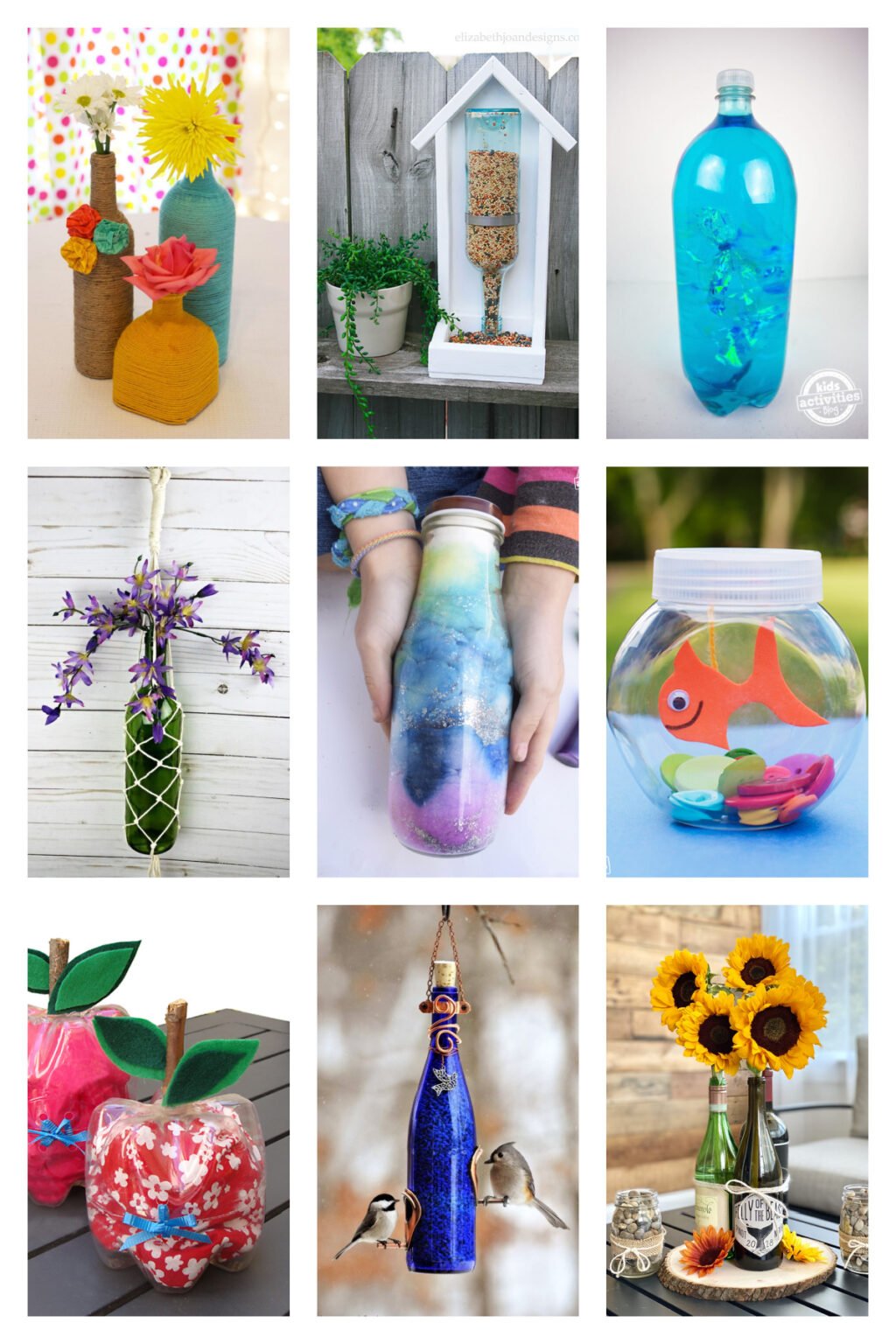 56 Easy Plastic Bottle Crafts for Kids | Kids Activities Blog