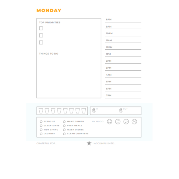 Free Printable Mom Planner Designed for the Life of a Busy Mother ...