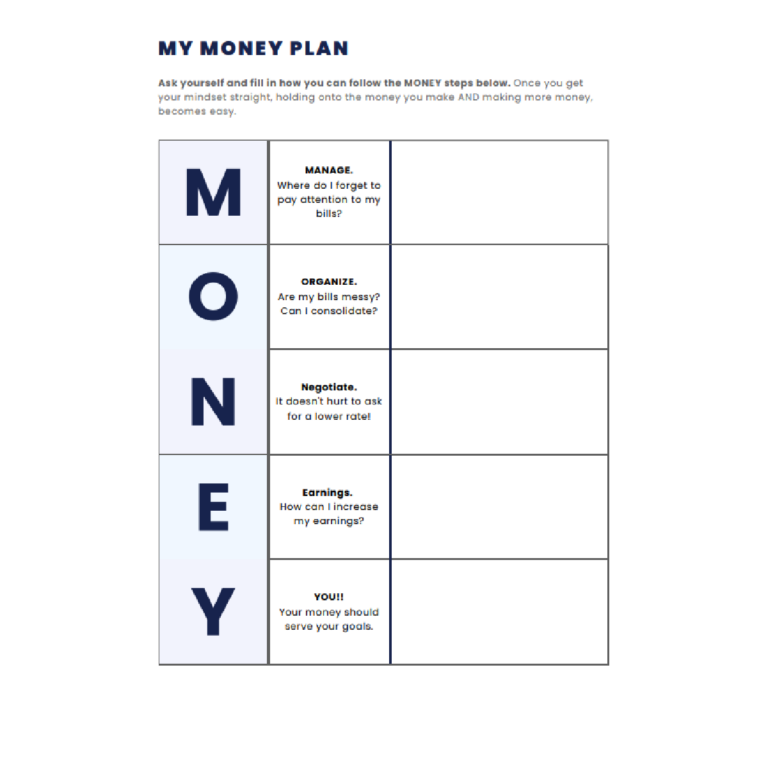 Money Matters - A Free Printable Budget Planner To Master Your Family ...
