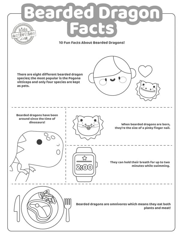 Bearded Dragon Facts That Will Blow Your Mind | Kids Activities Blog