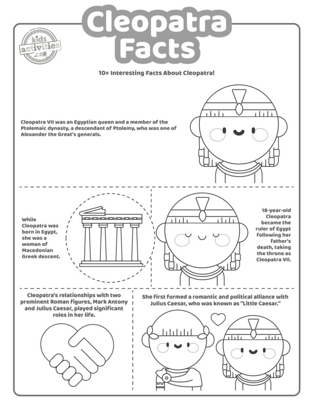 12 Interesting Cleopatra Facts - Kids Activities Blog