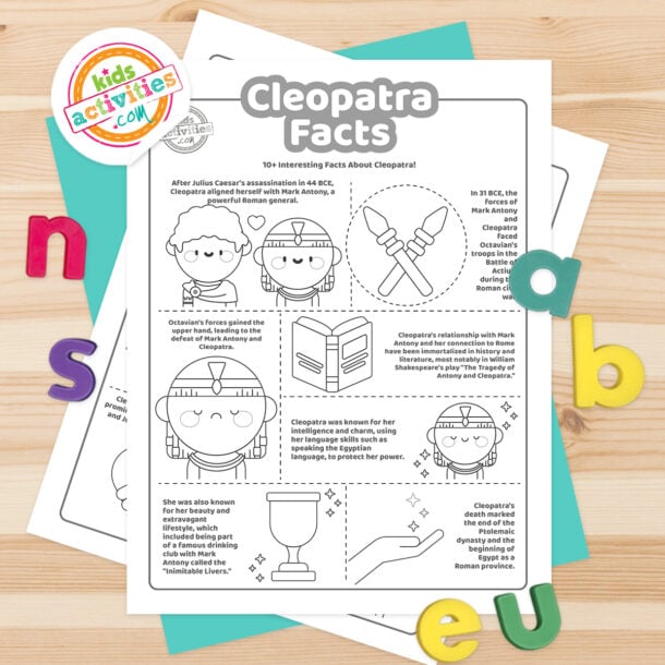 12 Interesting Cleopatra Facts - Kids Activities Blog