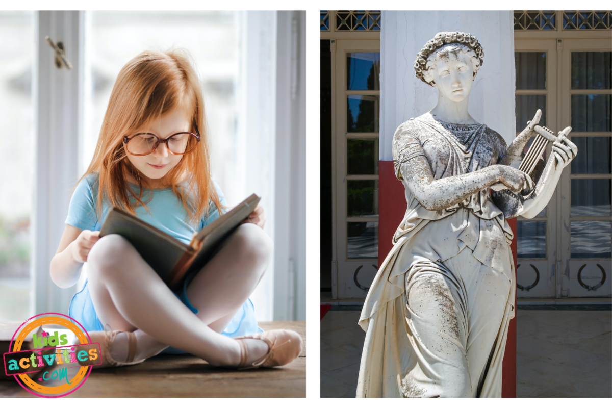 Greek Mythology For Kids: The Nine Muses | Kids Activities Blog