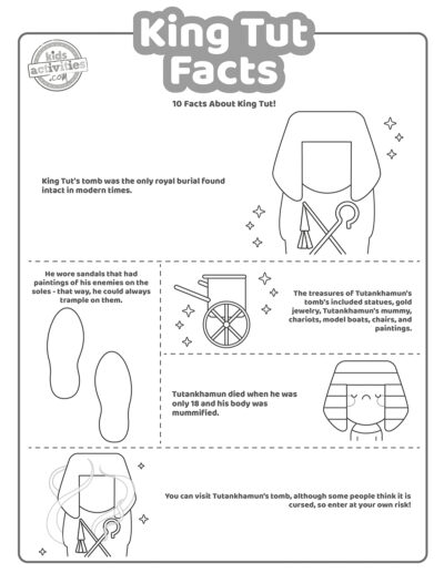 10 Interesting King Tut Facts For Kids | Kids Activities Blog