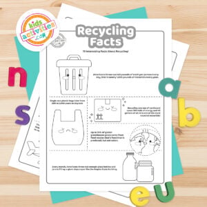 Interesting Recycling Facts for Kids Worksheet | Kids Activities Blog