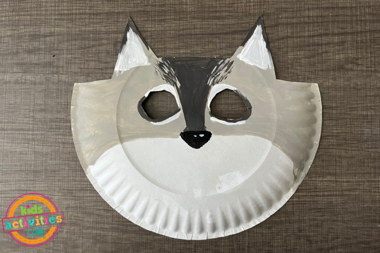Halloween History Craft: Easy Paper Plate Werewolf Mask Kids Activities ...