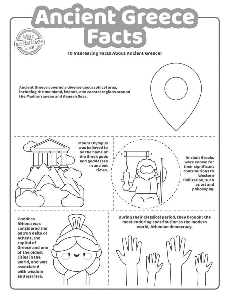 Fascinating Facts about Ancient Greece for Print & Play | Kids ...