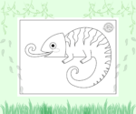 Cute Printable Chameleon Coloring Pages | Kids Activities Blog