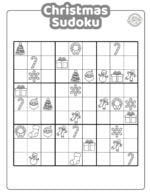 Printable Christmas Sudoku Picture Puzzles for Kids | Kids Activities Blog