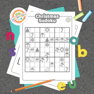 Printable Christmas Sudoku Picture Puzzles for Kids | Kids Activities Blog