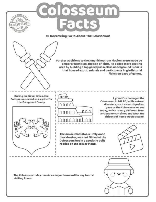 10 Fascinating Colosseum Facts for Kids! Kids Activities Blog