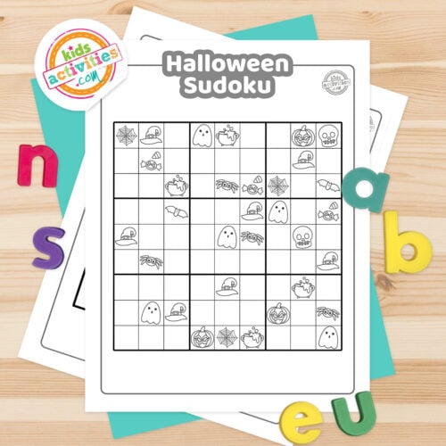 Spooktacular Halloween Sudoku To Print | Kids Activities Blog