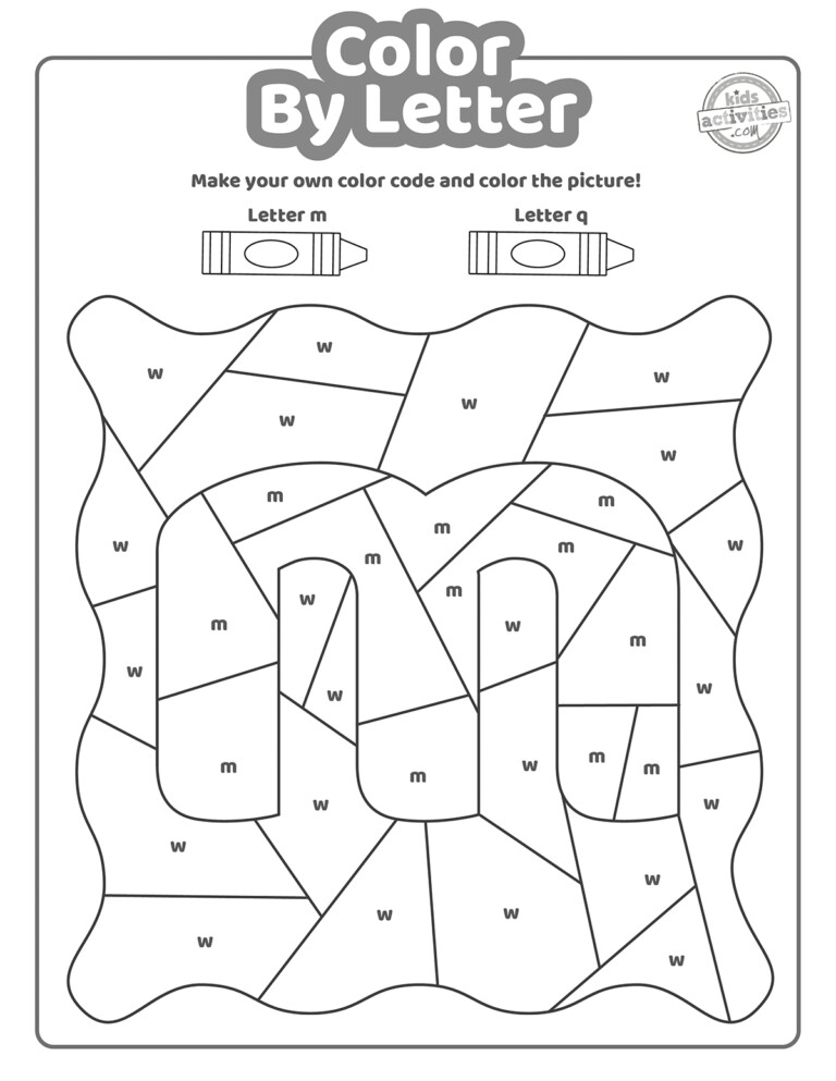 m and w Letter Reversal Worksheets | Kids Activities Blog