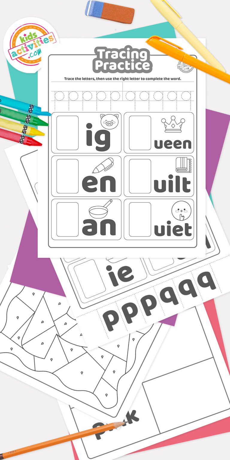 Does Your Child Reverse Letters p and q? Grab the Free Activity Pack ...