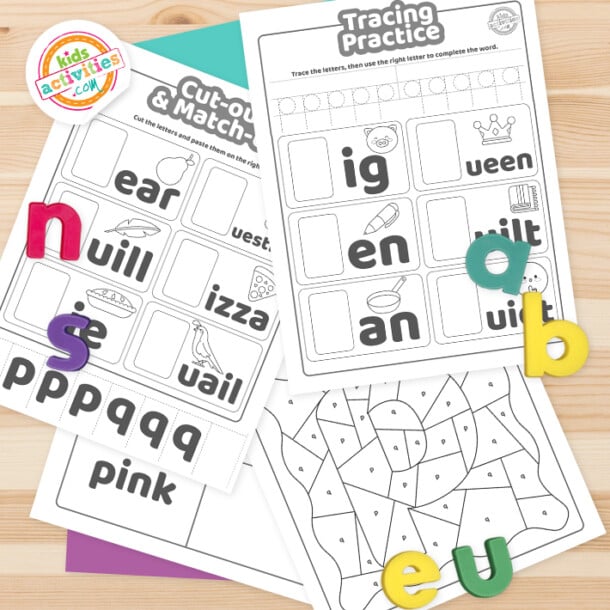 Does Your Child Reverse Letters p and q? Grab the Free Activity Pack ...
